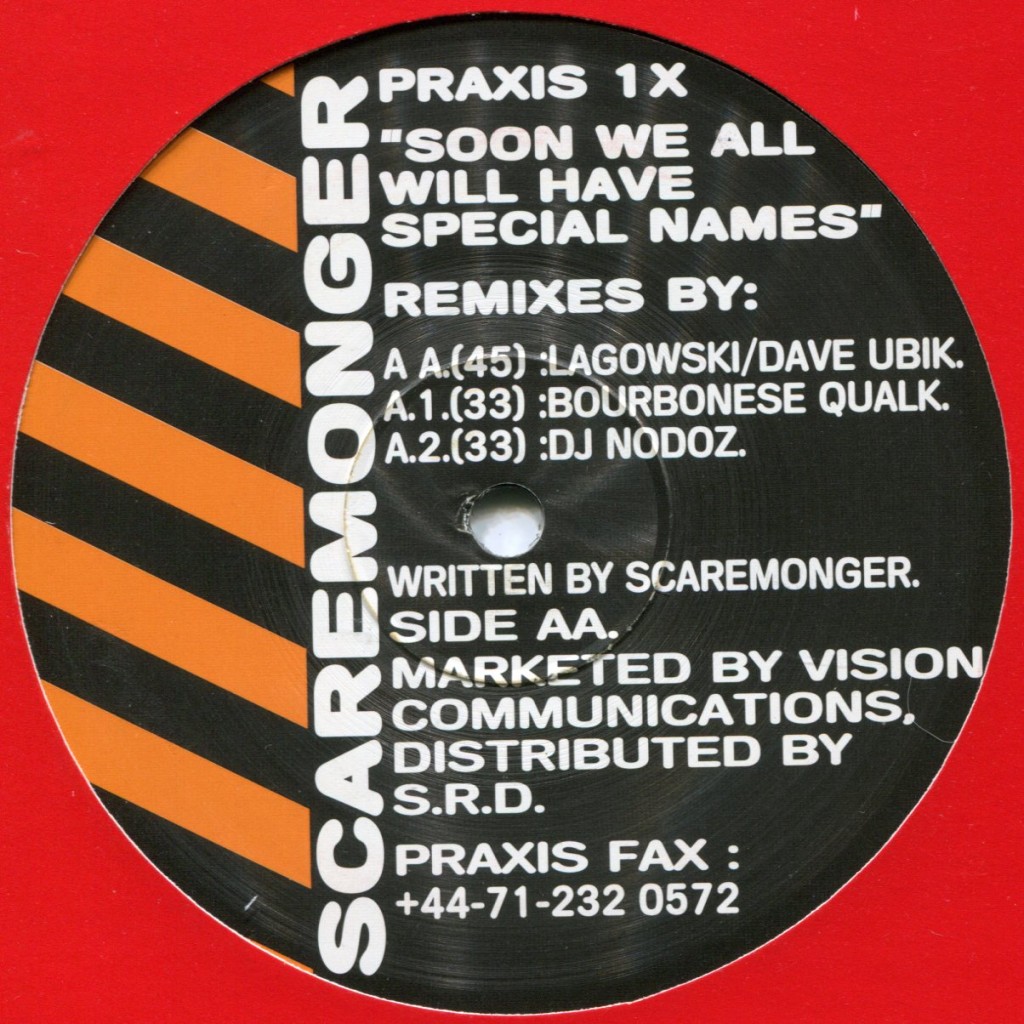Scaremonger: Soon We All Will Have Special Names (Praxis 1X) - Praxis
